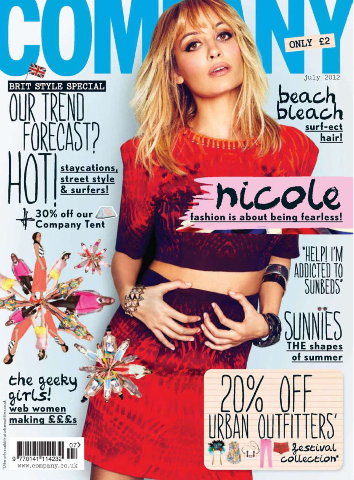 NICOLE RICHIE FASHION: Nicole in Company, July 2012 (scans)
