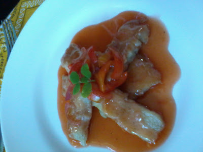Chicken Run: Sunday's Lunch: Sweet and Sour Cream Dory