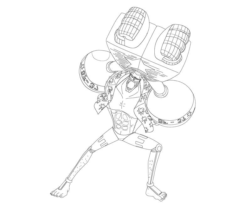 Franky 5 Coloring | Crafty Teenager