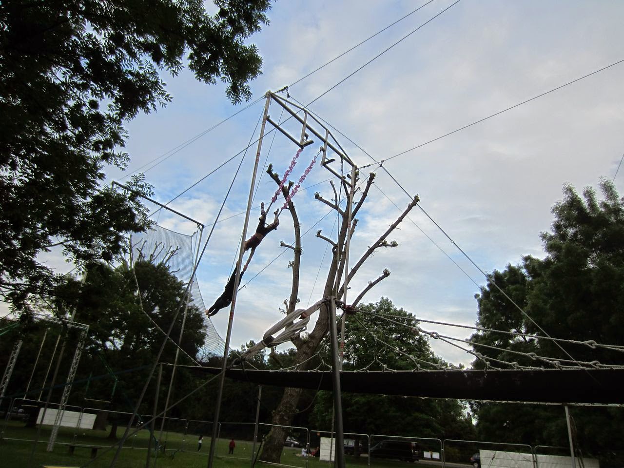 Flying Trapeze Lesson - The Runner Beans