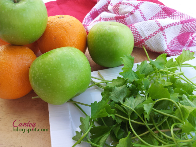 Jus Epal Oren Pegaga ~ canteq