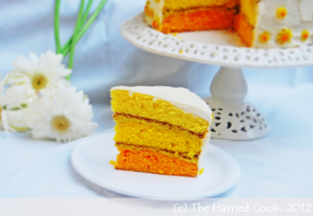 The Harried Cook: Sun Cake: Celebrating 100 posts & Summer!