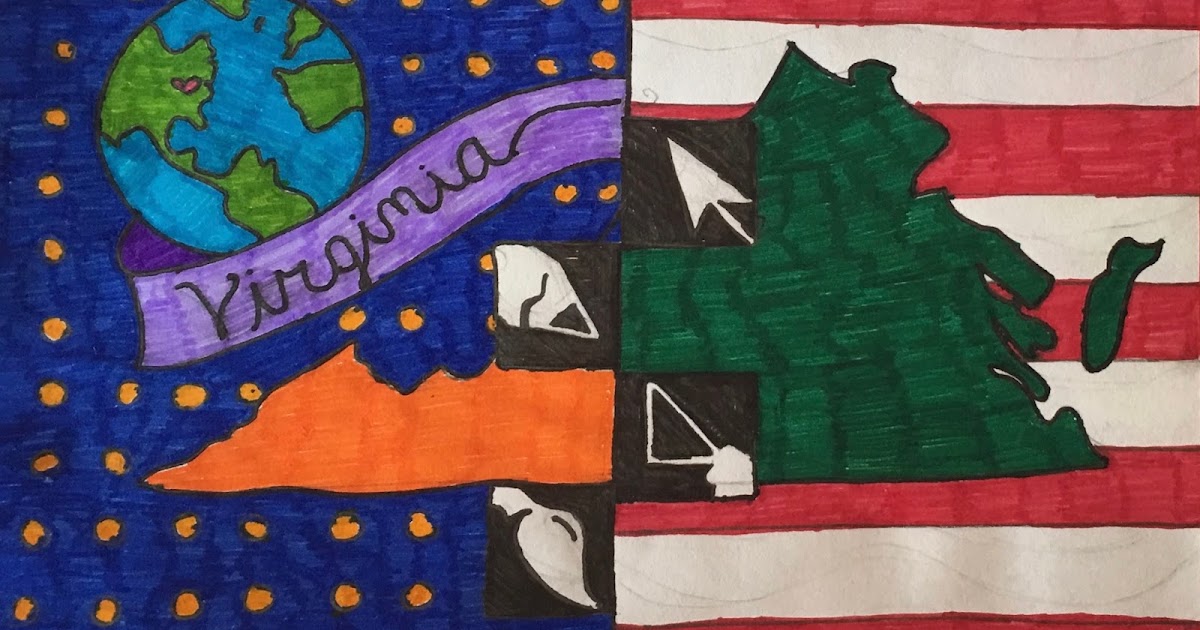 Art Room Blog: YAM Flag 2018 Virginia...