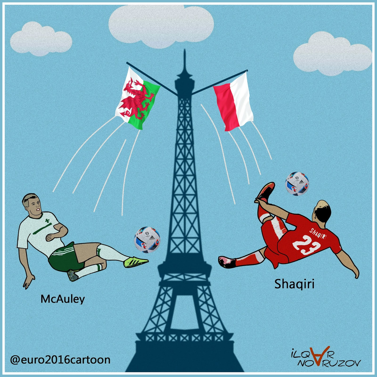 Ilqar Novruzov Cartoon: EURO 2016 Cartoon.