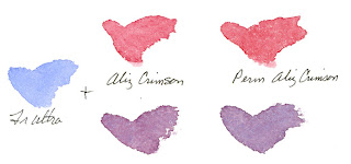 sbwatercolors and sketching: And Yet Another Violet Comparison Exercise