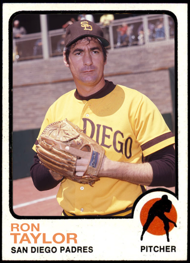 WHEN TOPPS HAD (BASE)BALLS!: NOT REALLY MISSING IN ACTION- 1973 RON TAYLOR