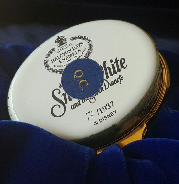 Filmic Light - Snow White Archive: Snow White Enamel Boxes by Halcyon Days