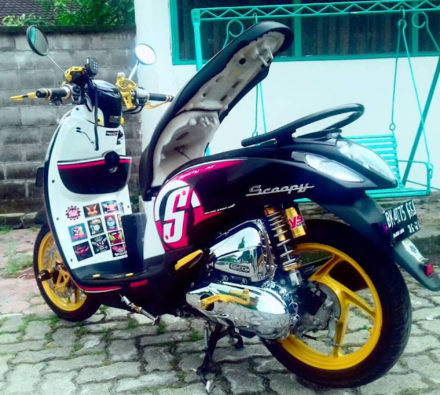 Modifikasi Motor Scoopy 2018