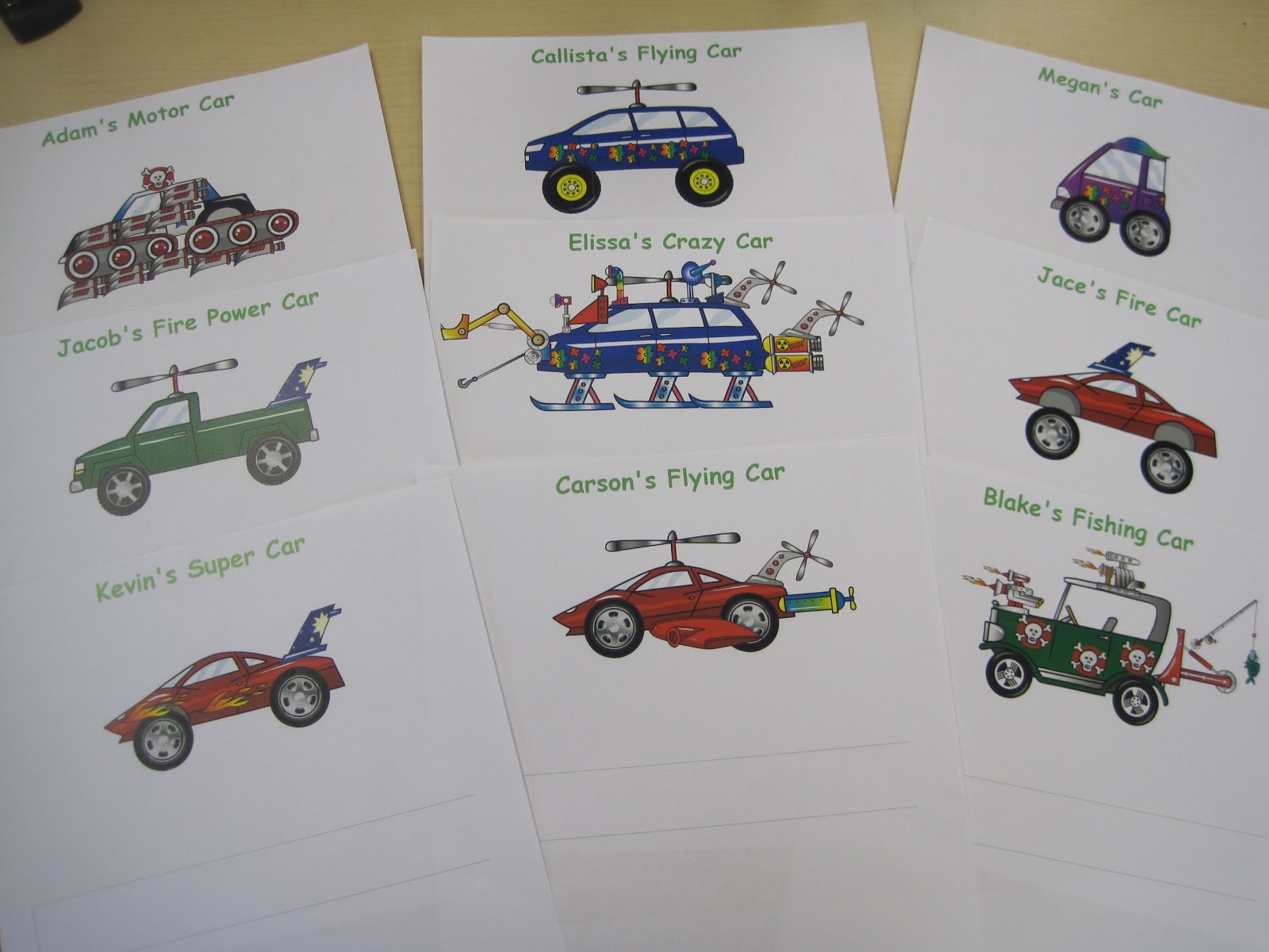 Kindergarten Faith: If I Built a Car