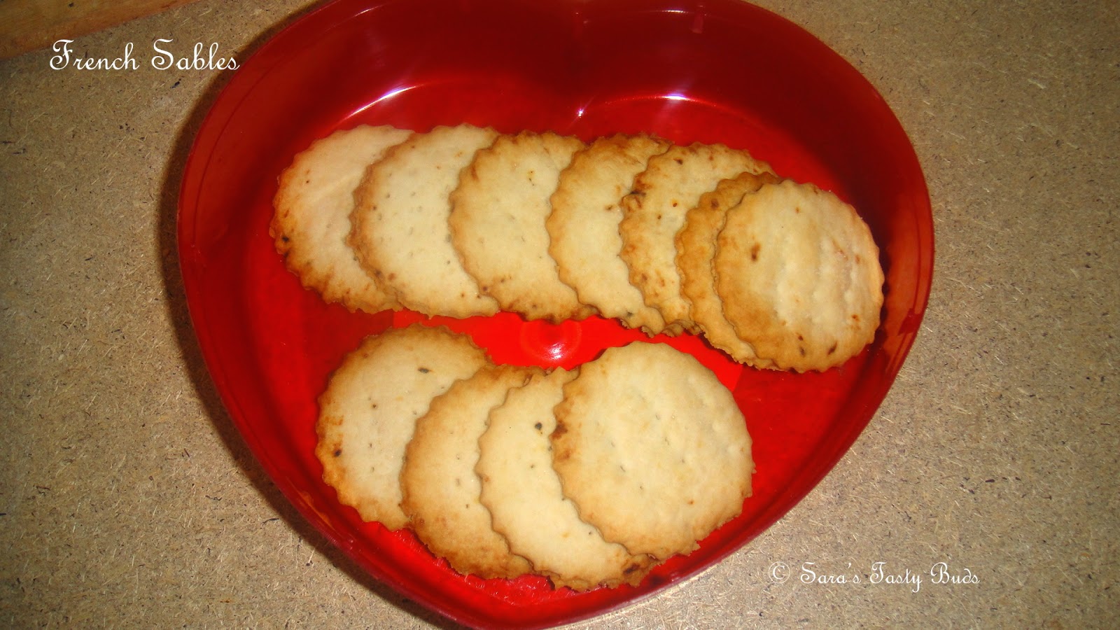 SARA'S TASTY BUDS: French Sable’( Biscuit ) / Biscuit Sable’s / Eggless ...