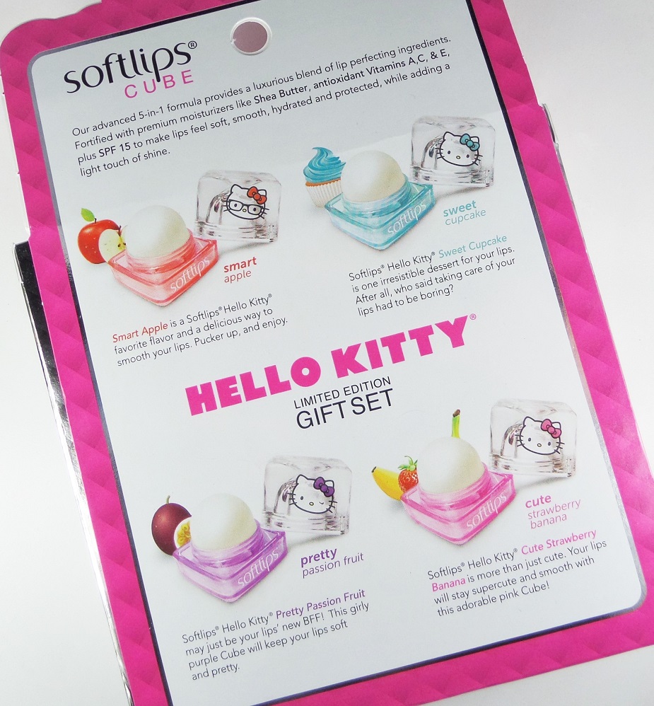 Review: Softlips Cube Hello Kitty Limited Edition Holiday 2015 Gift Set ...