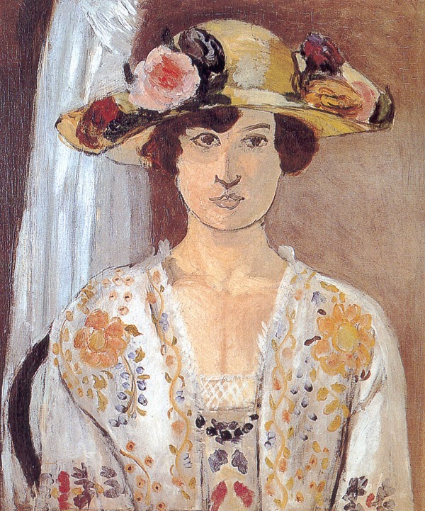 Le Muse : HENRI MATISSE: "Donna con cappello con fiori", 1919