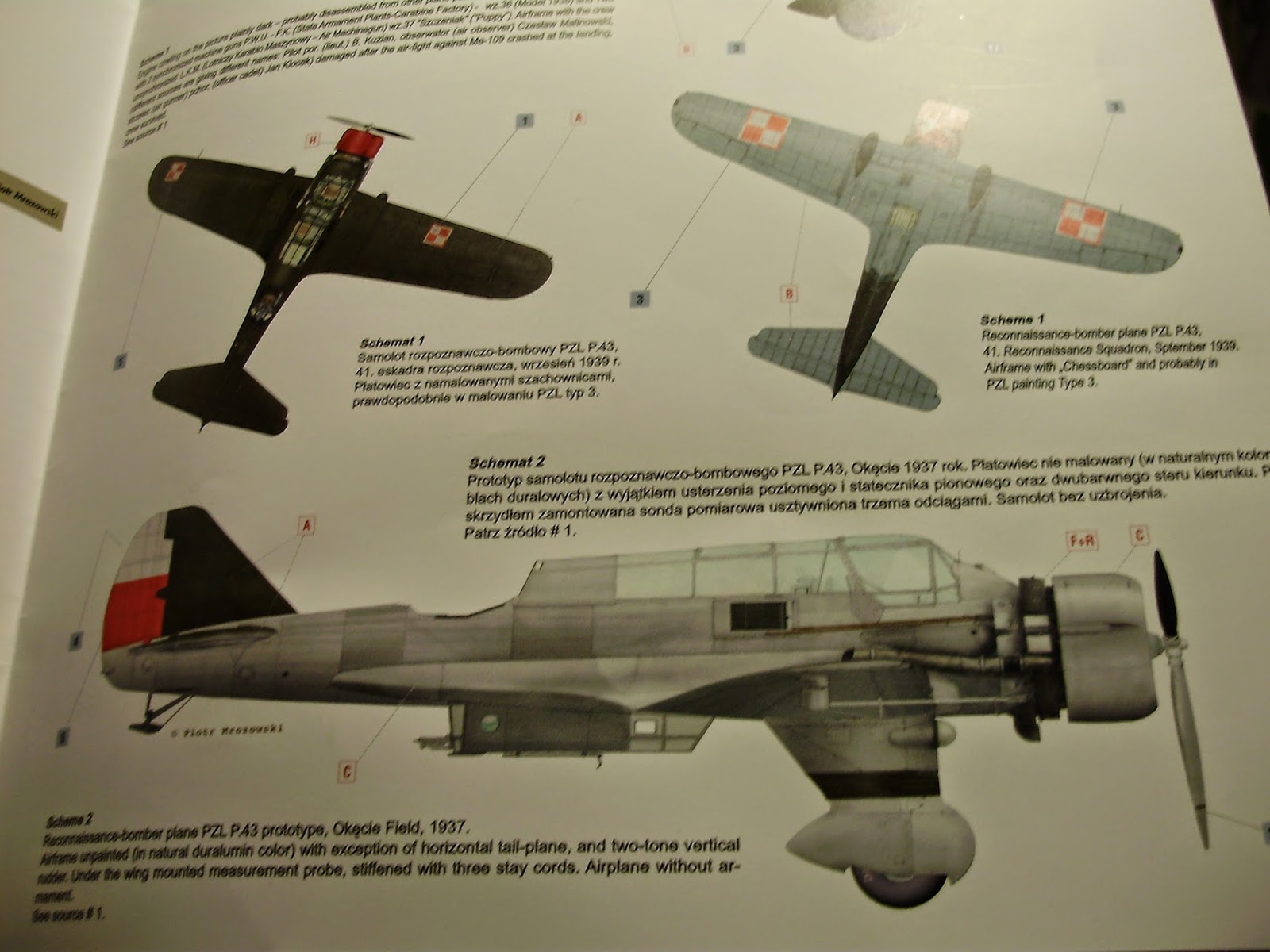 Modelarstwo: PZL.43 Czajka skala 1:48 Mirrage Hobby - unbox