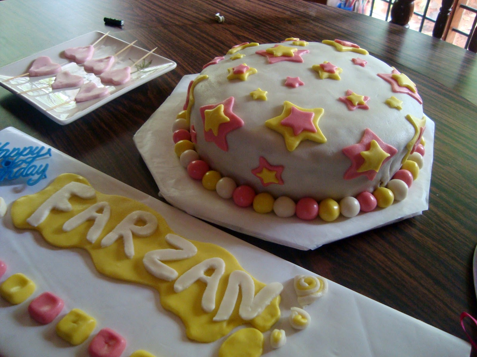 Tasty Veedu: FONDANT BIRTHDAY CAKE