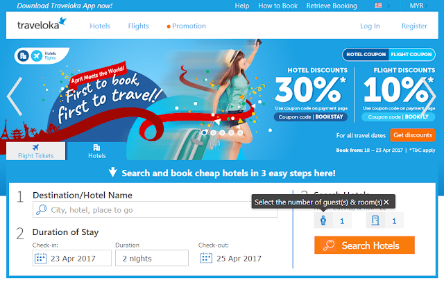 Traveloka Tempahan Hotel dan Penerbangan Dengan Mudah! - ! Love Is Cinta