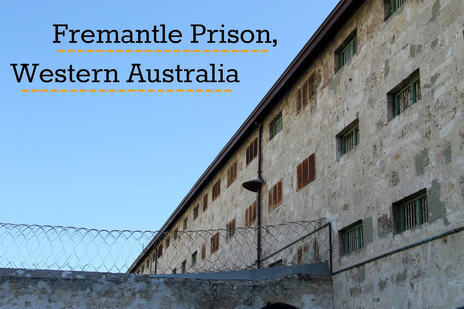 Fremantle Prison, Western Australia - Fiiaelina