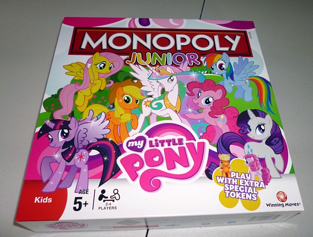 I'm A Table: A Noob Reviews : Junior Monopoly My Little Pony
