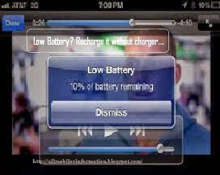 The web where you get all information: How to recharge Low Battery
