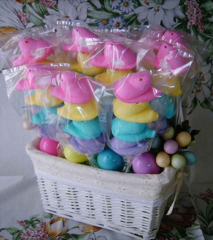 Carol's Creations: Peeps on a Stick Easter Basket