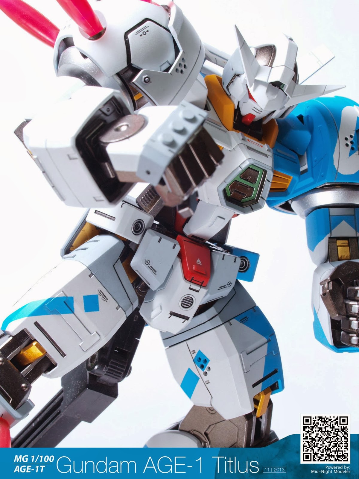 GUNDAM GUY: MG 1/100 Gundam AGE-1 Titus - Customized Build