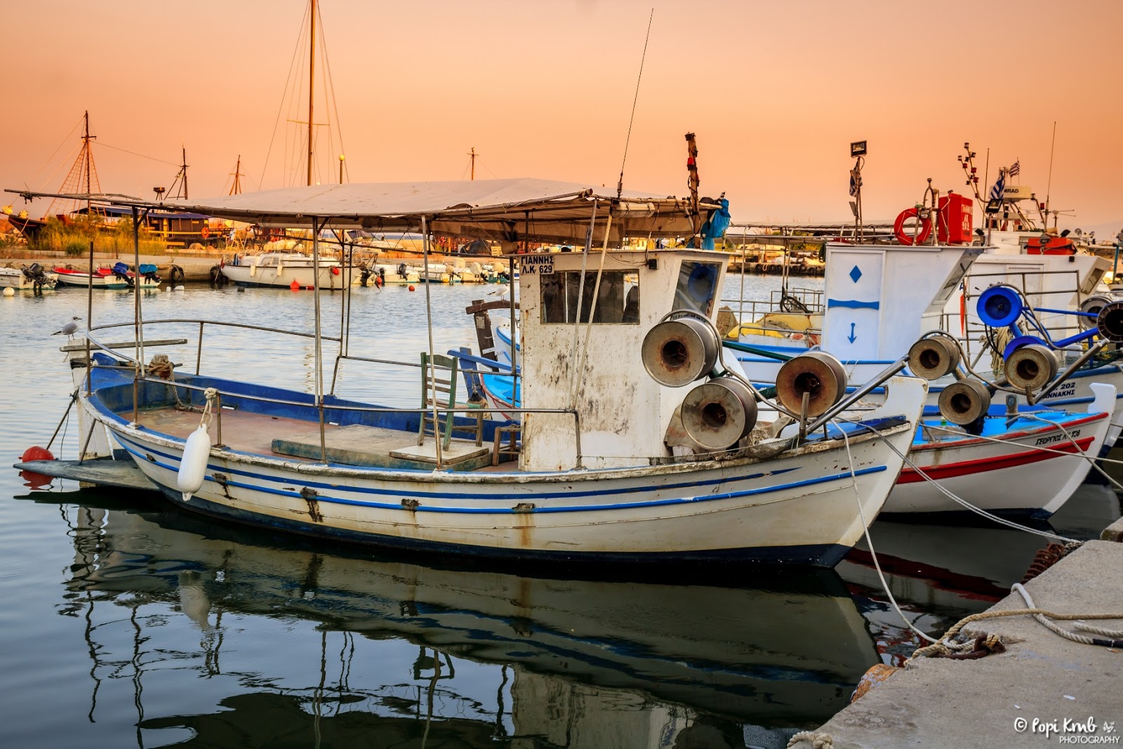 The World Through My Eyes!: At the small port of Paralia Katerinis.