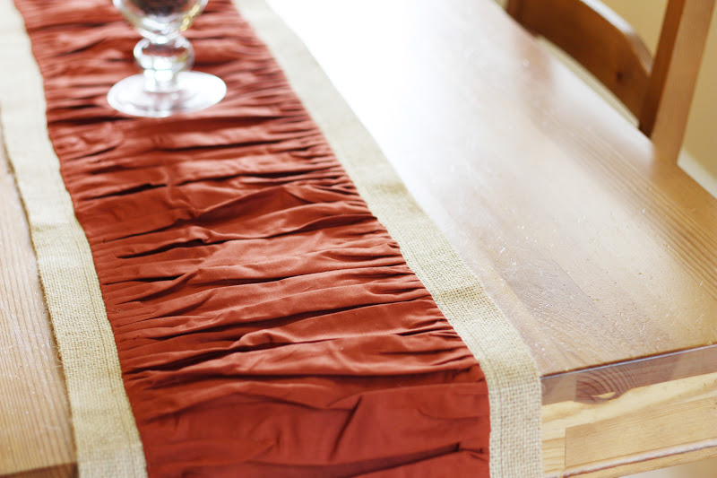 Ruffled Burlap Table Runner Tutorial - Sew Much Ado