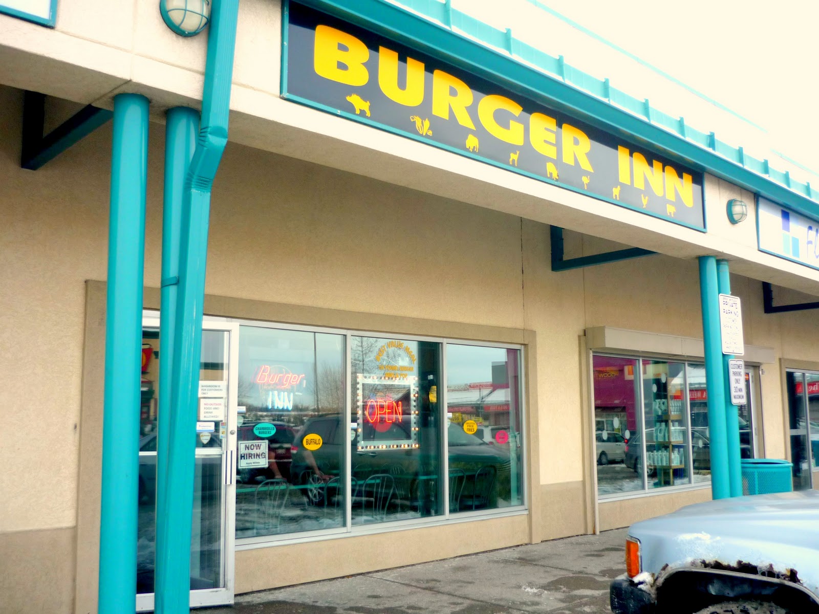 Burger Inn; aka the best burger in cow town.