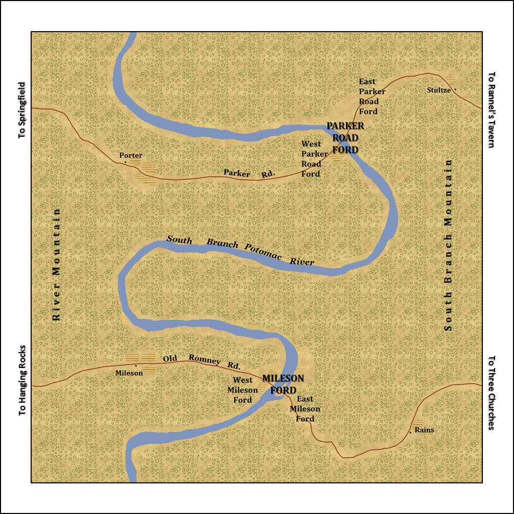 THE WINTER WAR (January 1862) Command Simulation: Locality Maps
