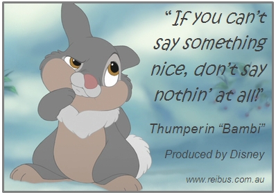 Bambi Quotes Thumper