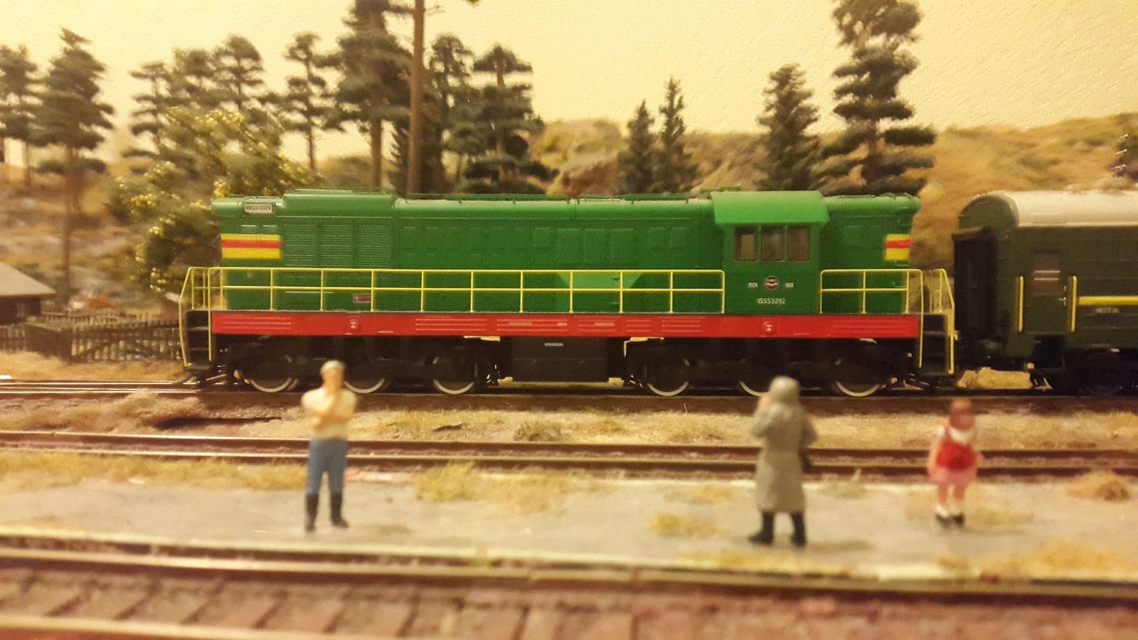 Soviet model train layout