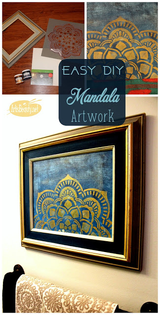 ART IS BEAUTY: Mandala Painted Table Makeover