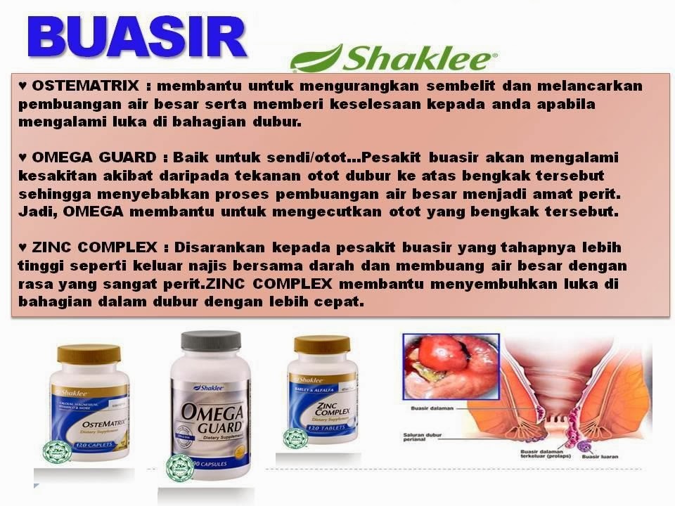 Mari Diet Dengan Shaklee: Buasir, Punca Dan Rawatan Pencegahan