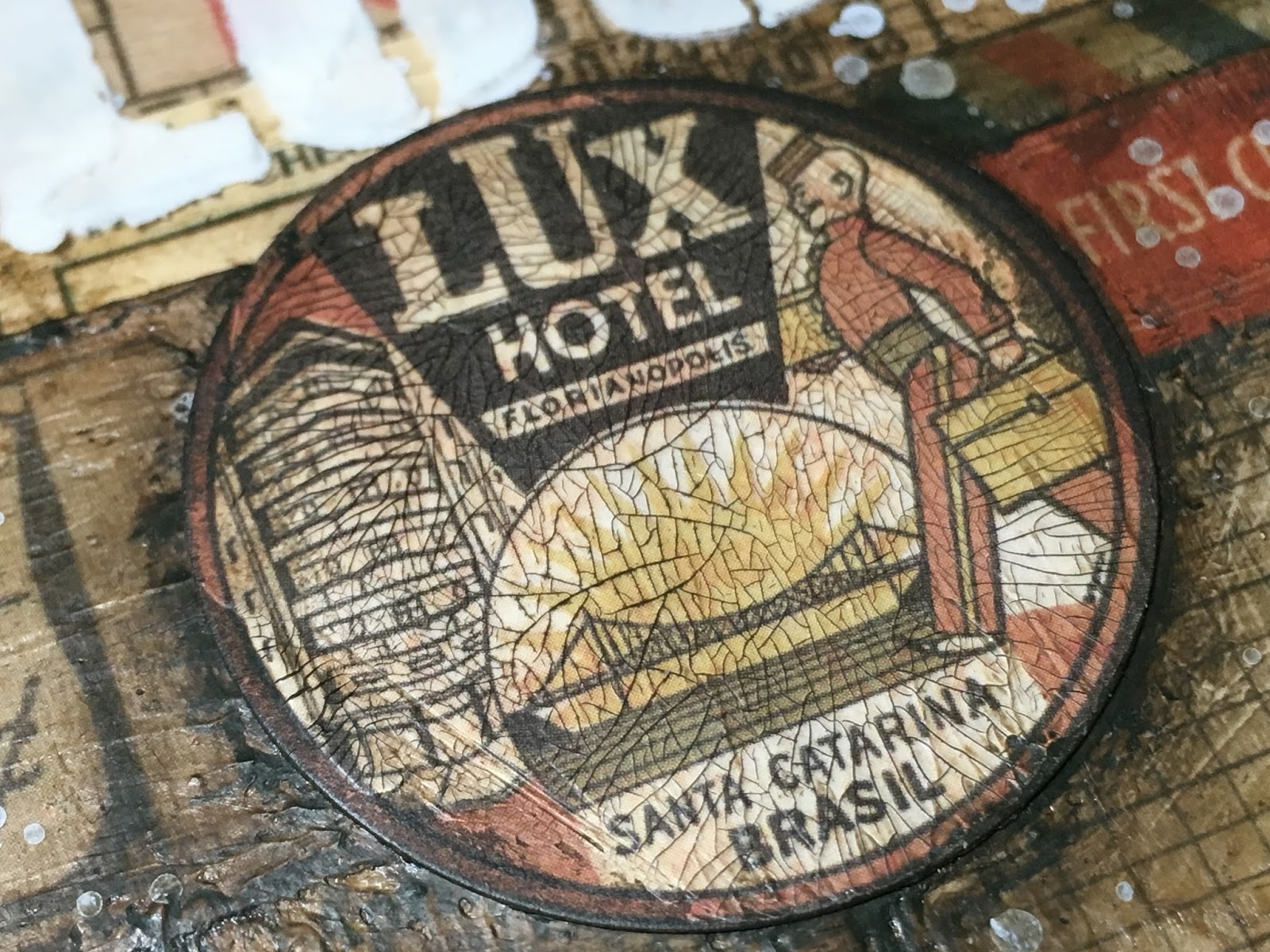 TFJB Inspiration Ave: Friday Focus - Tim Holtz/Ranger Collage Mediums ...