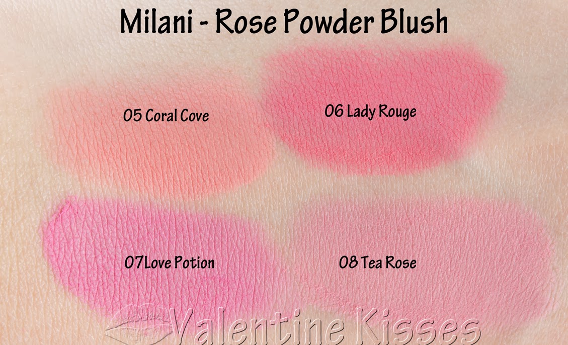 Valentine Kisses: Milani Rose Powder Blush - 4 new limited edition ...