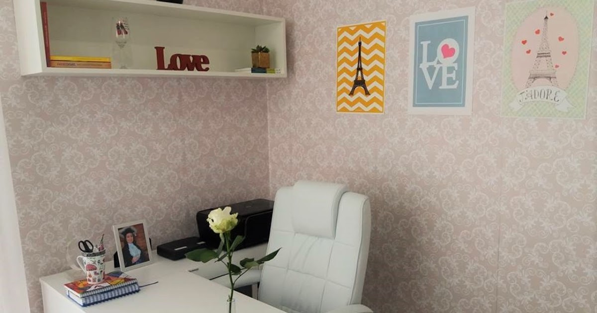 Tour pelo meu Escritório - Móveis Novos! | Construindo Minha Casa Clean