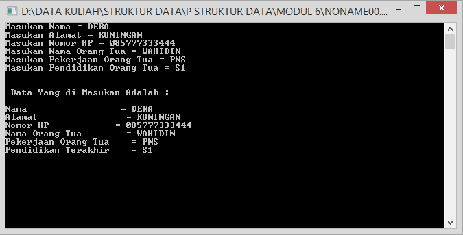 LAPORAN PRAKTIKUM STRUKTUR DATA MODUL 6 ~ Praktikum Struktur Data ... LAPORAN PRAKTIKUM STRUKTUR DATA MODUL 6 ~ Praktikum Struktur Data ...