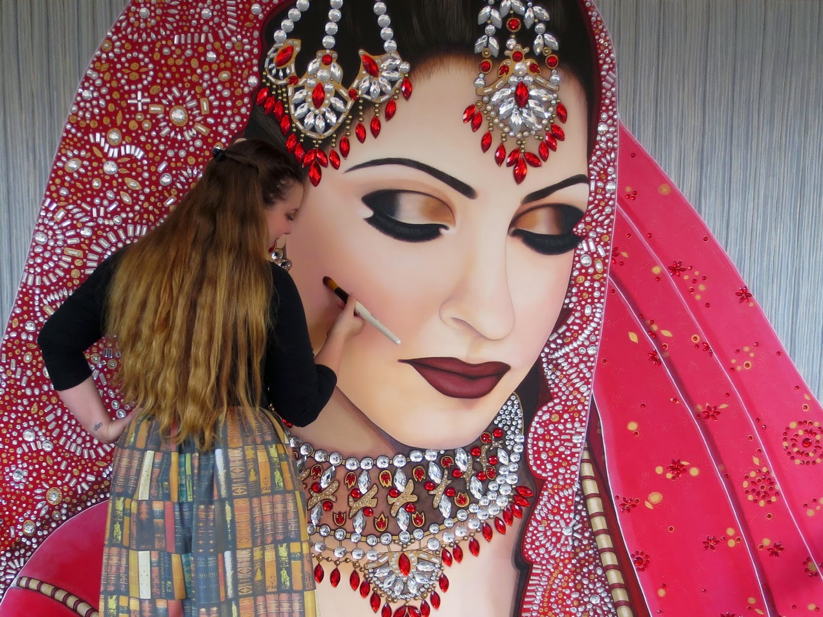 Malinda Prud'homme: A Mixed Media Artist's Blog: HUGE Custom "Preeti ...