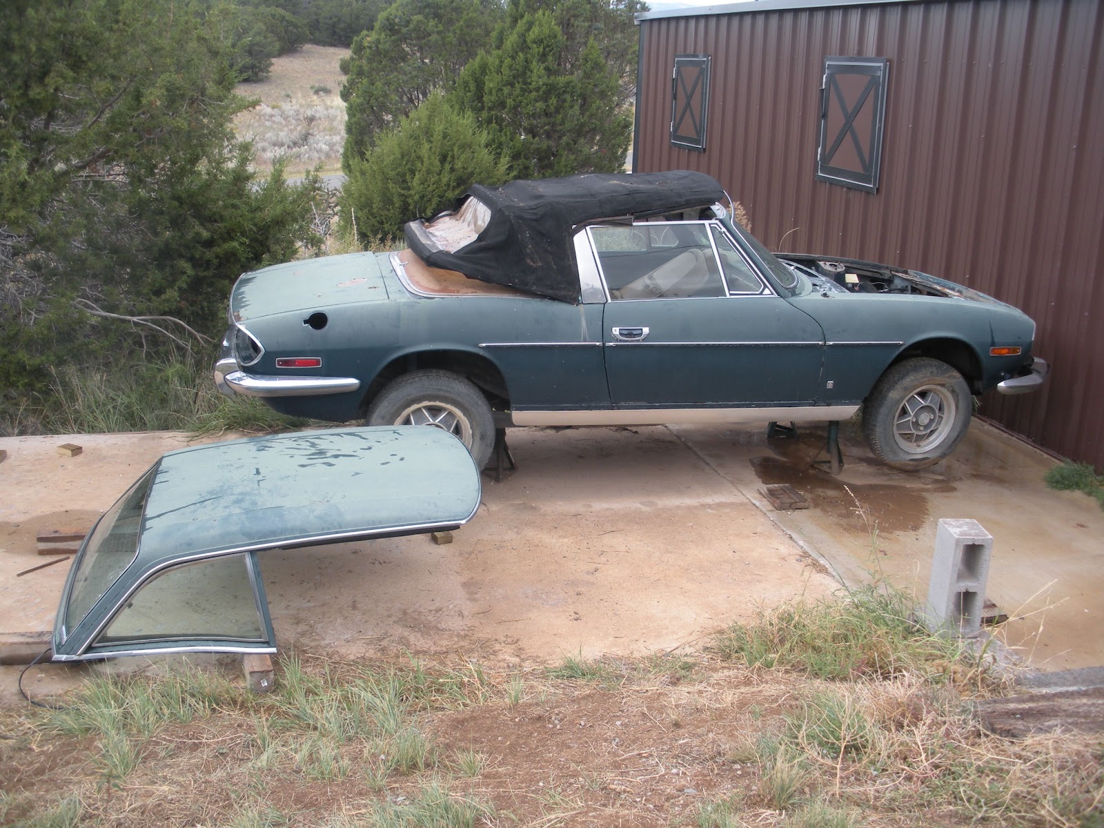Triumph Stag Project: Boot Hinge Repaired