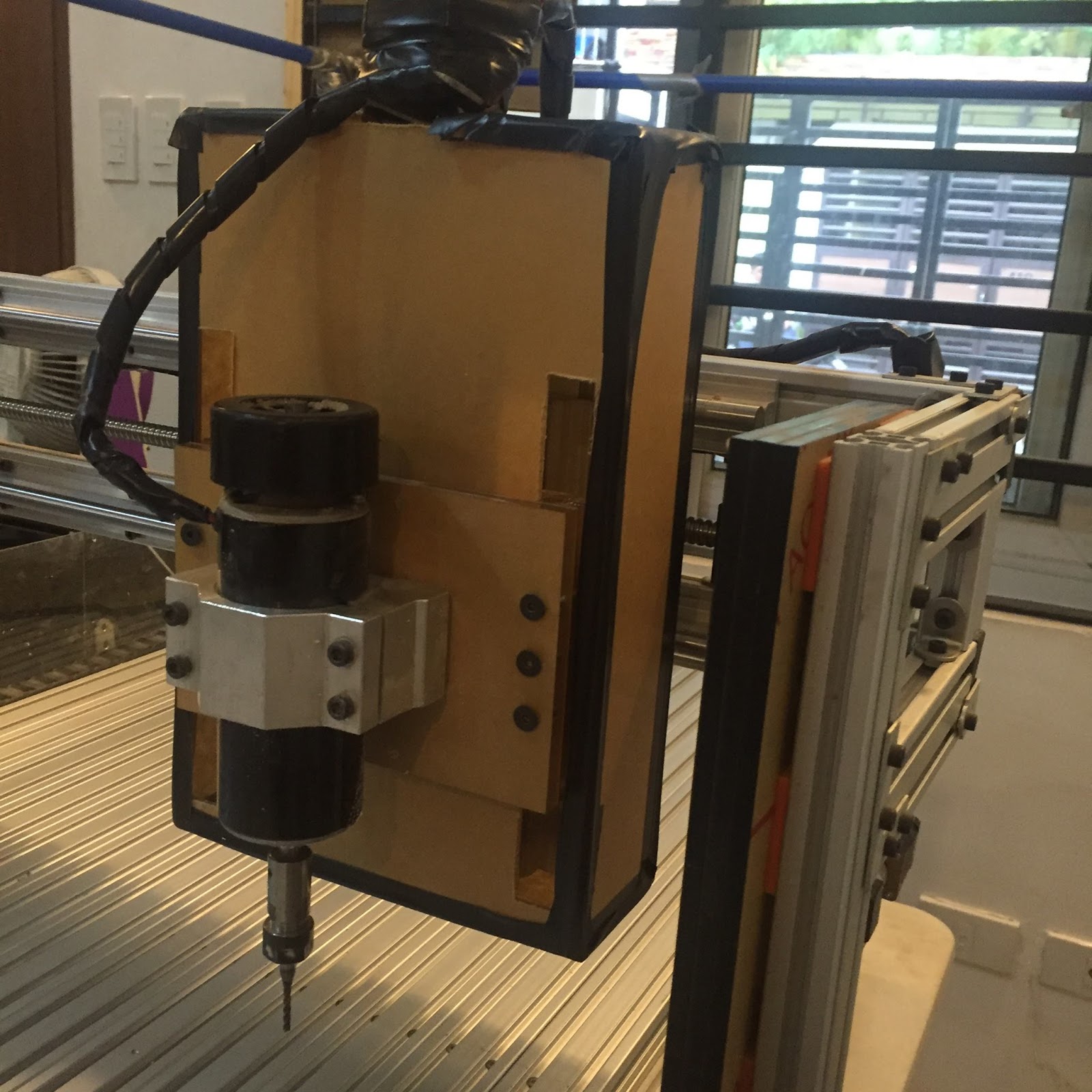 Carver Cnc: Z-Axis Dust Cover Prototype
