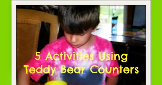 Eclectic Momma: Kindergarten Math: 5 Activities Using Teddy Bear Counters