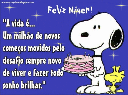 Scrap Doce| Mensagens para Facebook: Recadinho de Feliz Niver com frase ...