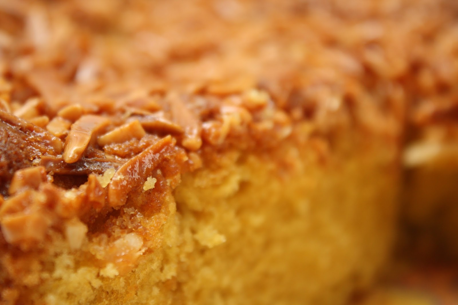 A vida em fotografia: Bolo de amêndoa