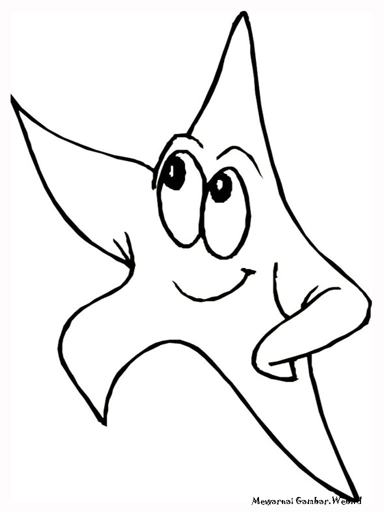 Mewarnai Gambar Bintang | Mewarnai Gambar