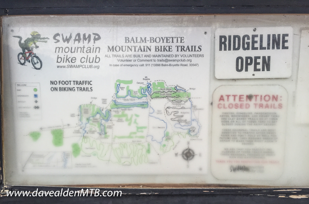 Balm Boyette Scrub Preserve Mountain Bike Trails, Lithia, Florida