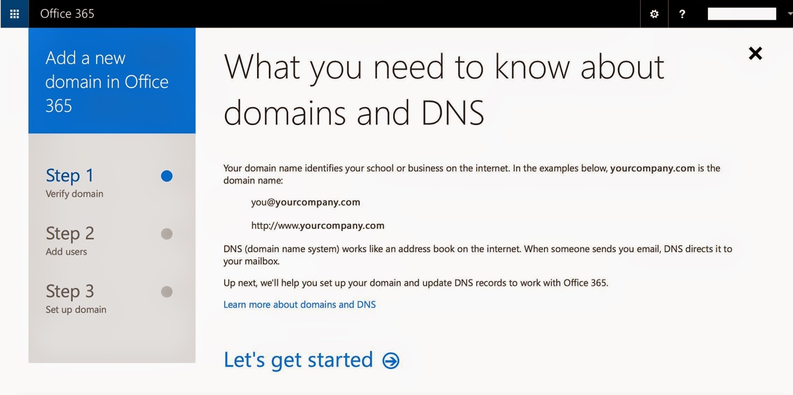 Exchange Gloves: Setting up Microsoft Office 365 for a small business.