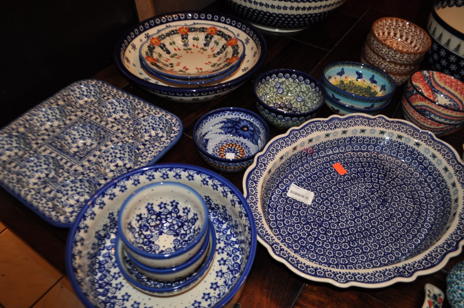 Our Military Life Abroad: POLISH POTTERY EXCURSION IN BOLESAWIECKI POLAND