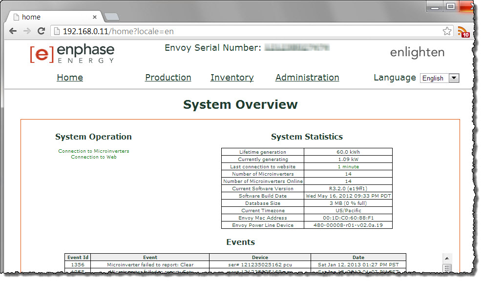 TravelMarx: Working with Your Solar Array Data Using the Enphase API