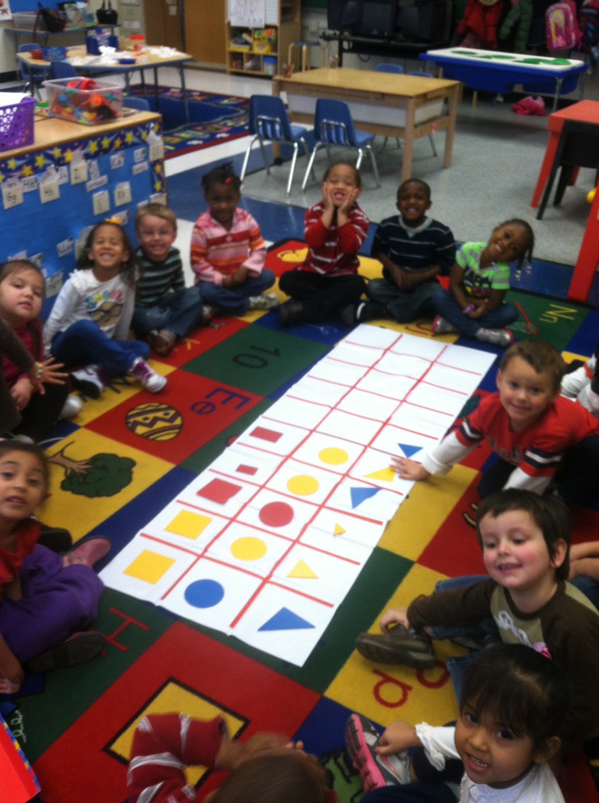Mrs. Wright's/Mrs. Burbage's Preschool Class: Graph Mat