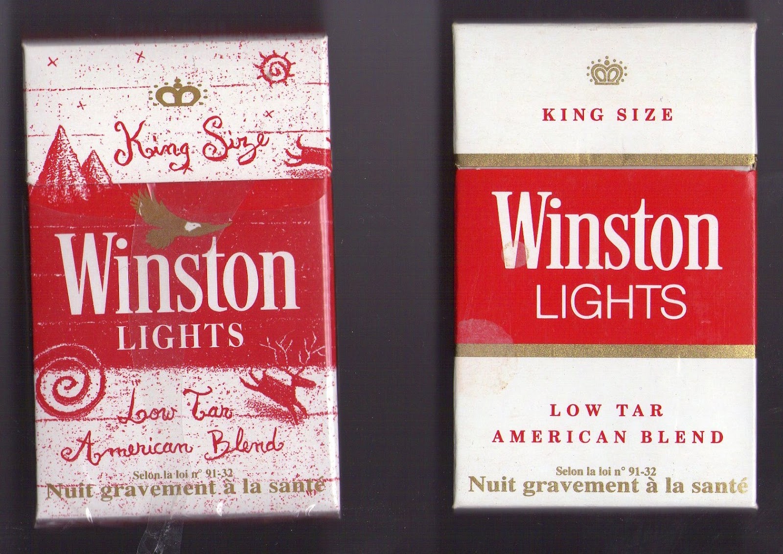 Ma Collection de paquets de cigarettes: WINSTON