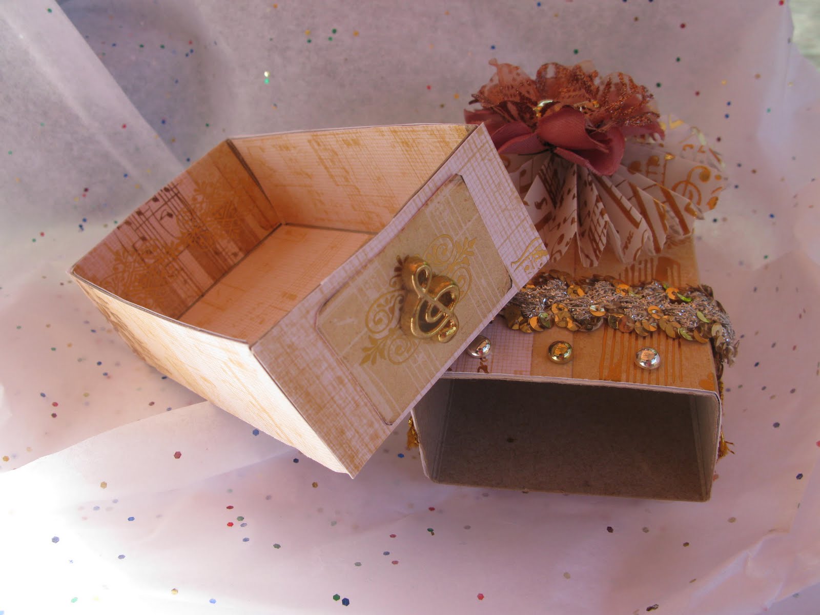 Martica Designs: Music Theme Altered Matchbox